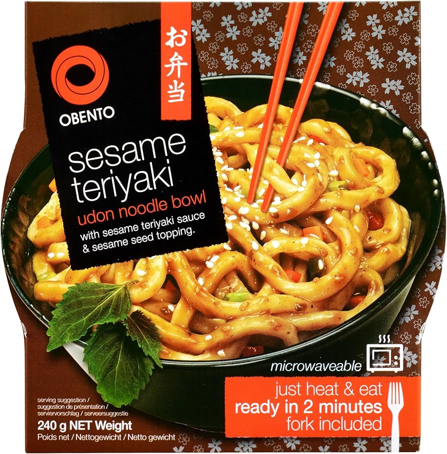 Obento Noodles Bowl Sesame Teriyaki 240g – Happy in Mart