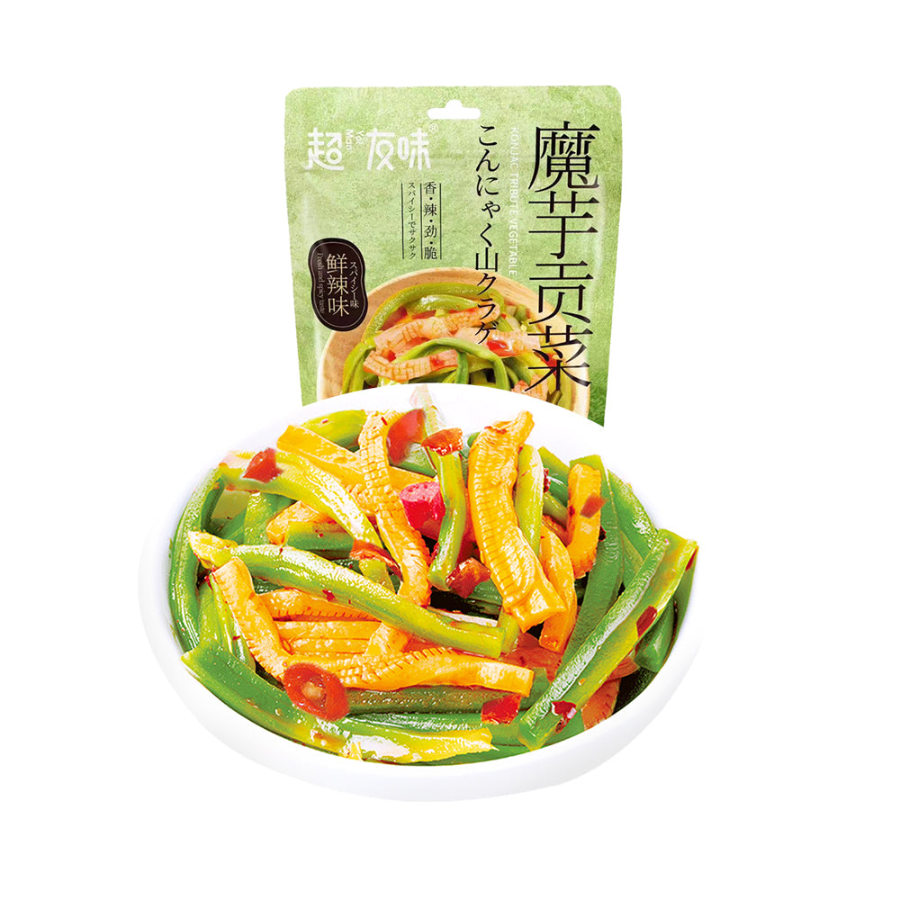 Chaoyouwei Konjac Tribute Vegetable Fresh And Spicy Taste 100g – Happy ...