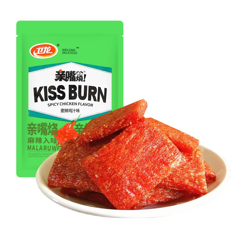 Weilong Kiss Burn Spicy Snack McSpicy Chicken Flavor 260g – Happy in Mart