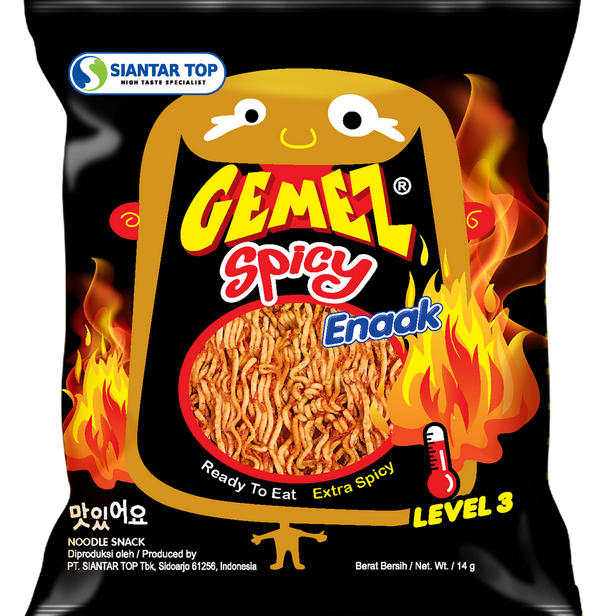 GEMEZ Enaak Noodle Snack Spicy Flavour 16g – Happy in Mart