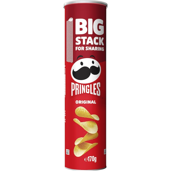 Pringles Big Stack for Sharing Original Potato Chips 170g – Happy in Mart