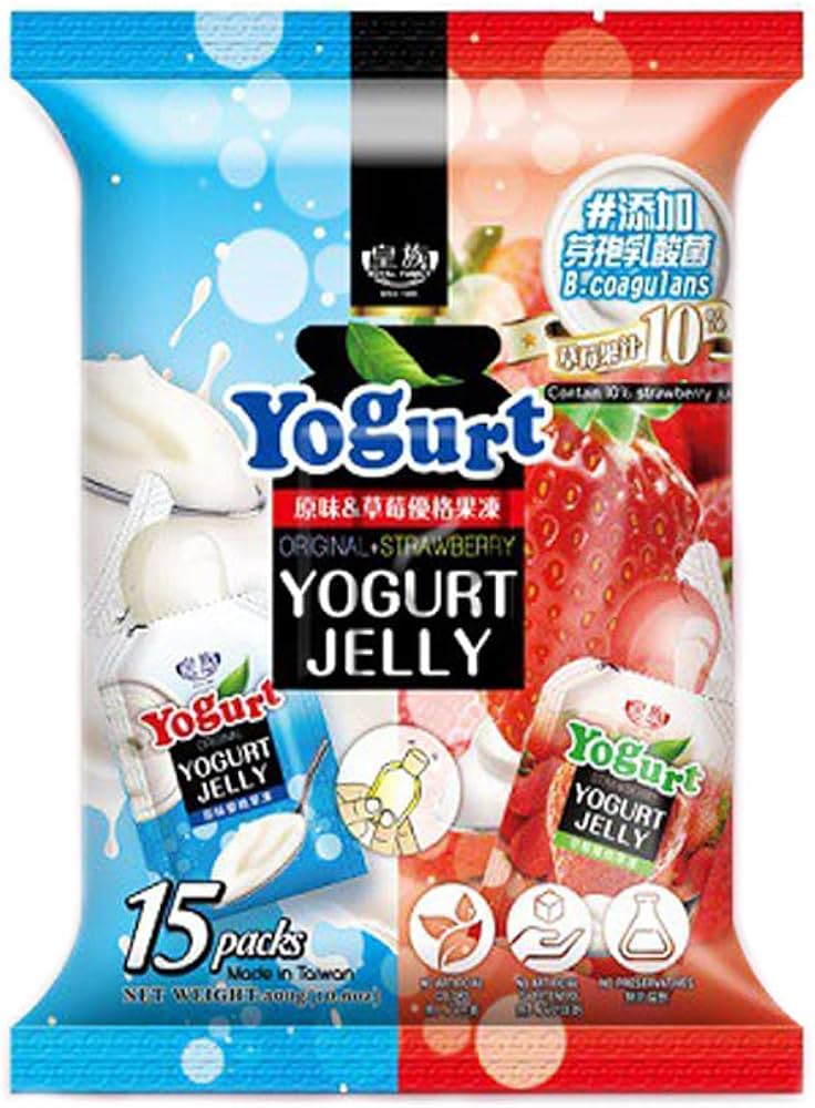 Royal Family Yogurt Jelly(Original/ Strawberry) 300g – Happy in Mart
