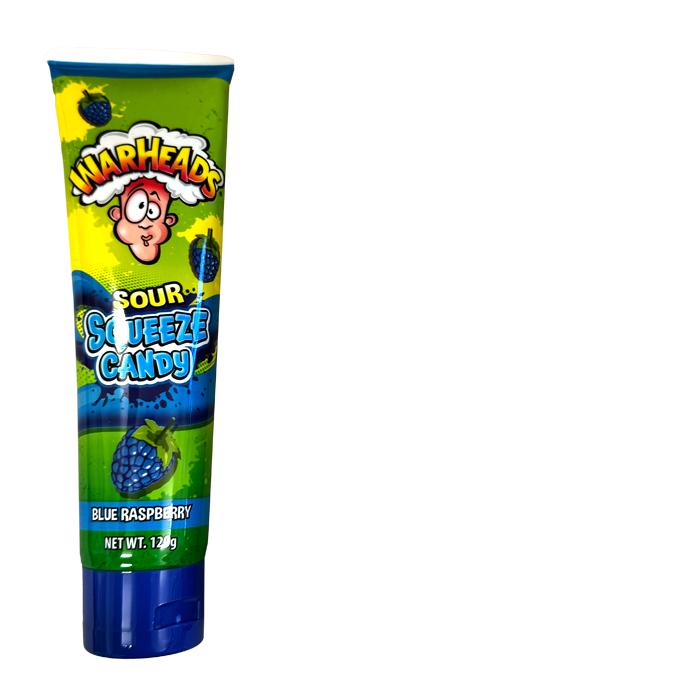 Warheads Sour Squeeze Candy Blue Raspberry Flavour 120g – Happy in Mart