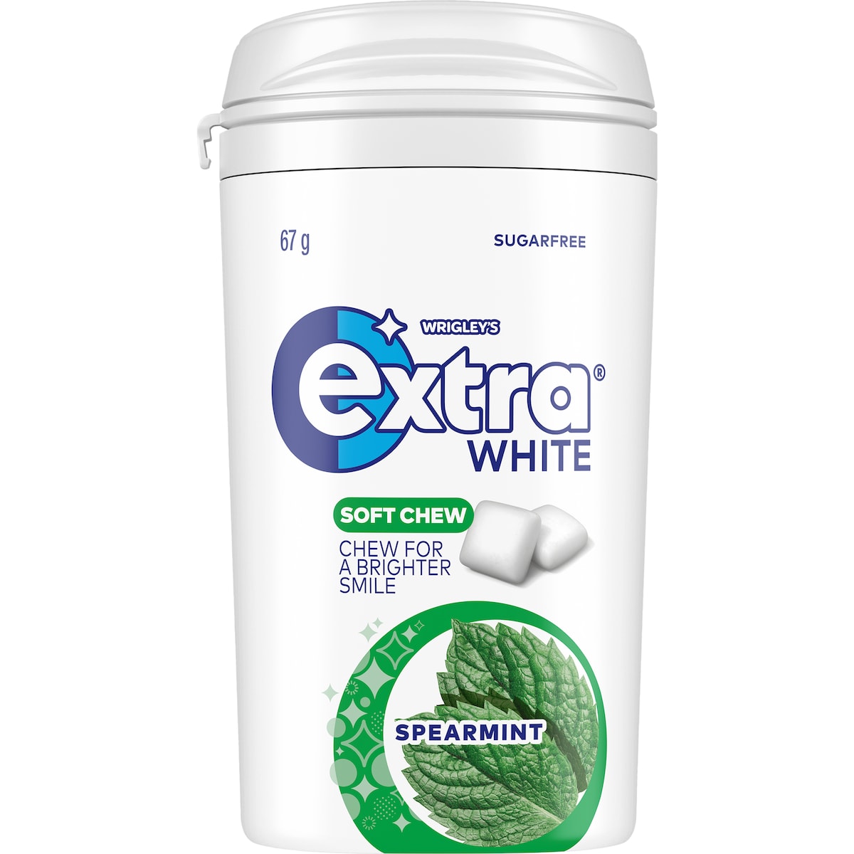 Extra White Soft Chew Spearmint Sugar Free Chewing Gum 67g – Happy in Mart
