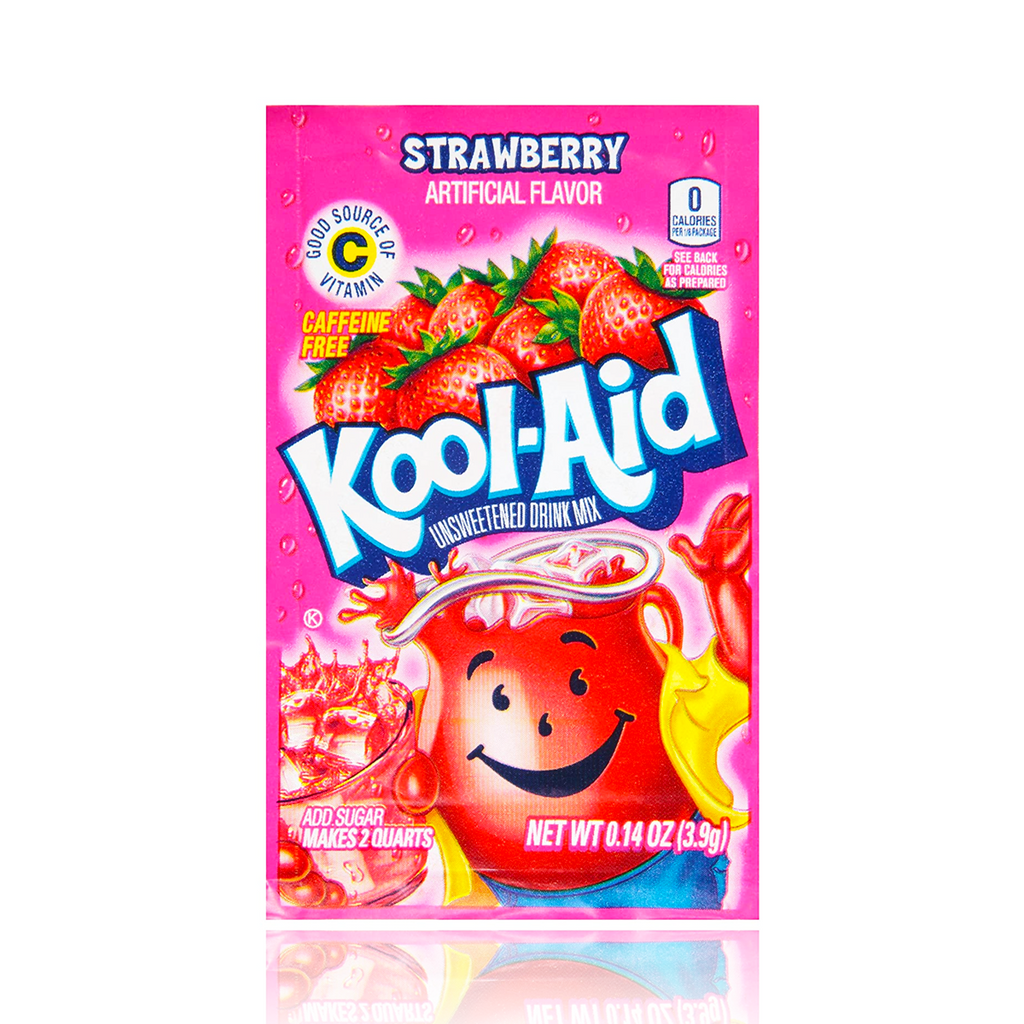 Kool-Aid Unsweetened Strawberry Flavour Drink Powder 4.2g – Happy in Mart