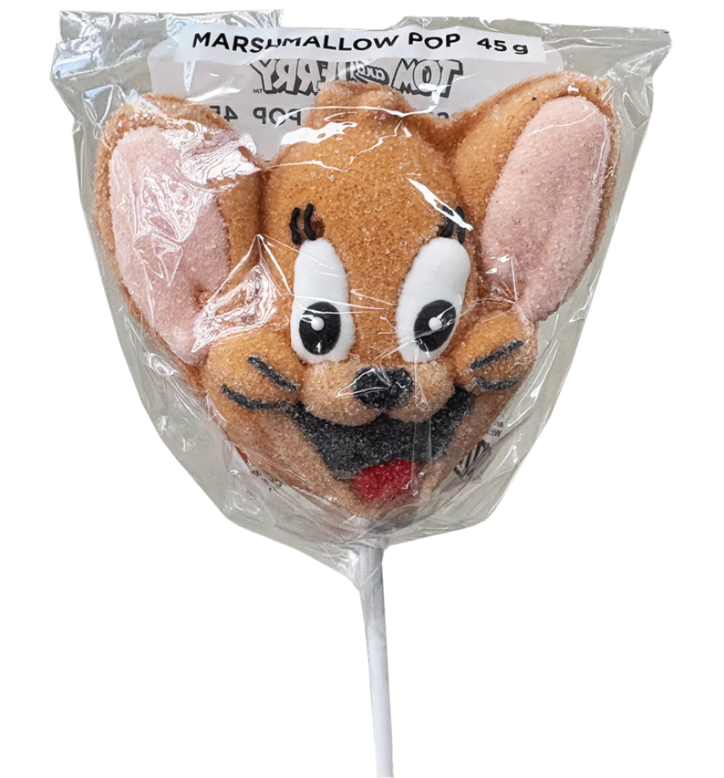 Tom And Jerry Marshmallow Pop 45g - Jerry Pop 1 Piece – Happy in Mart