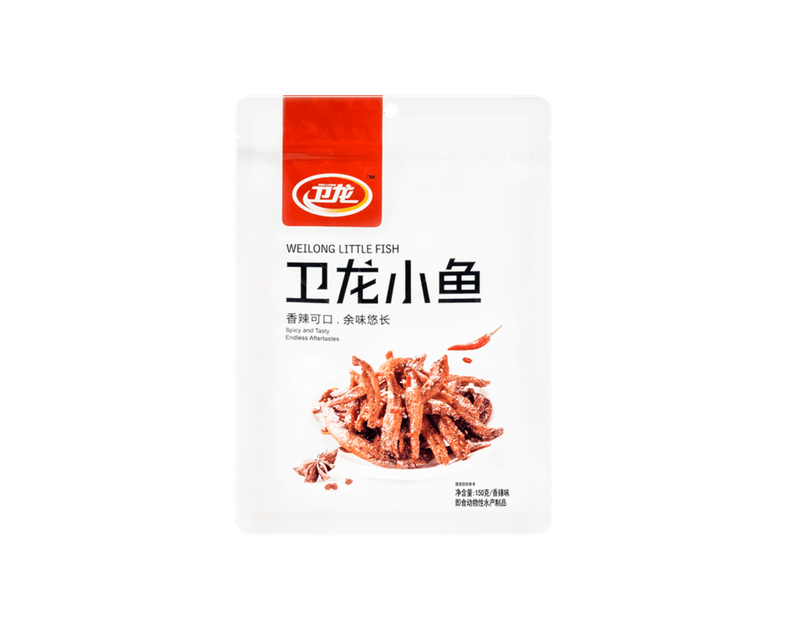 Weilong Spicy Little Fish 150g – Happy in Mart