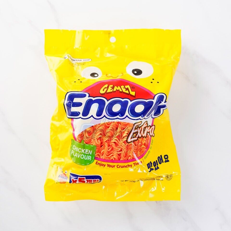 GEMEZ Enaak Noodle Snack Chicken Barbeque Flavour 16g – Happy in Mart